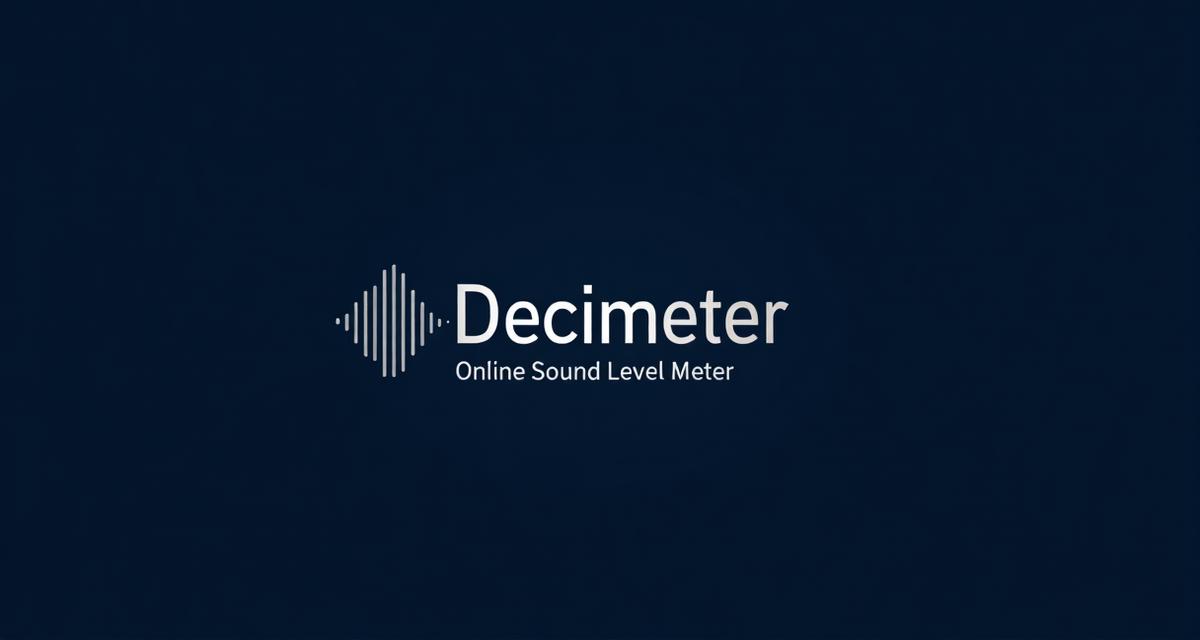 Online Sound Level Meter (dB Meter) – Decimeter.com
